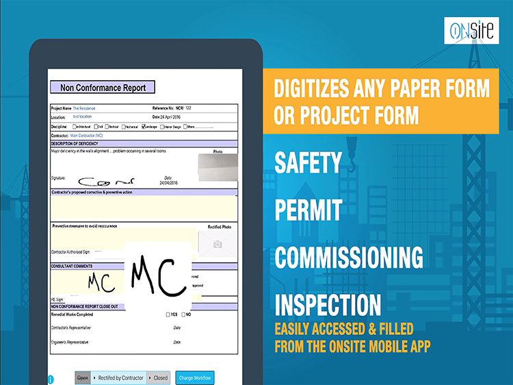 Onsite System | eSnagging and site inspection system